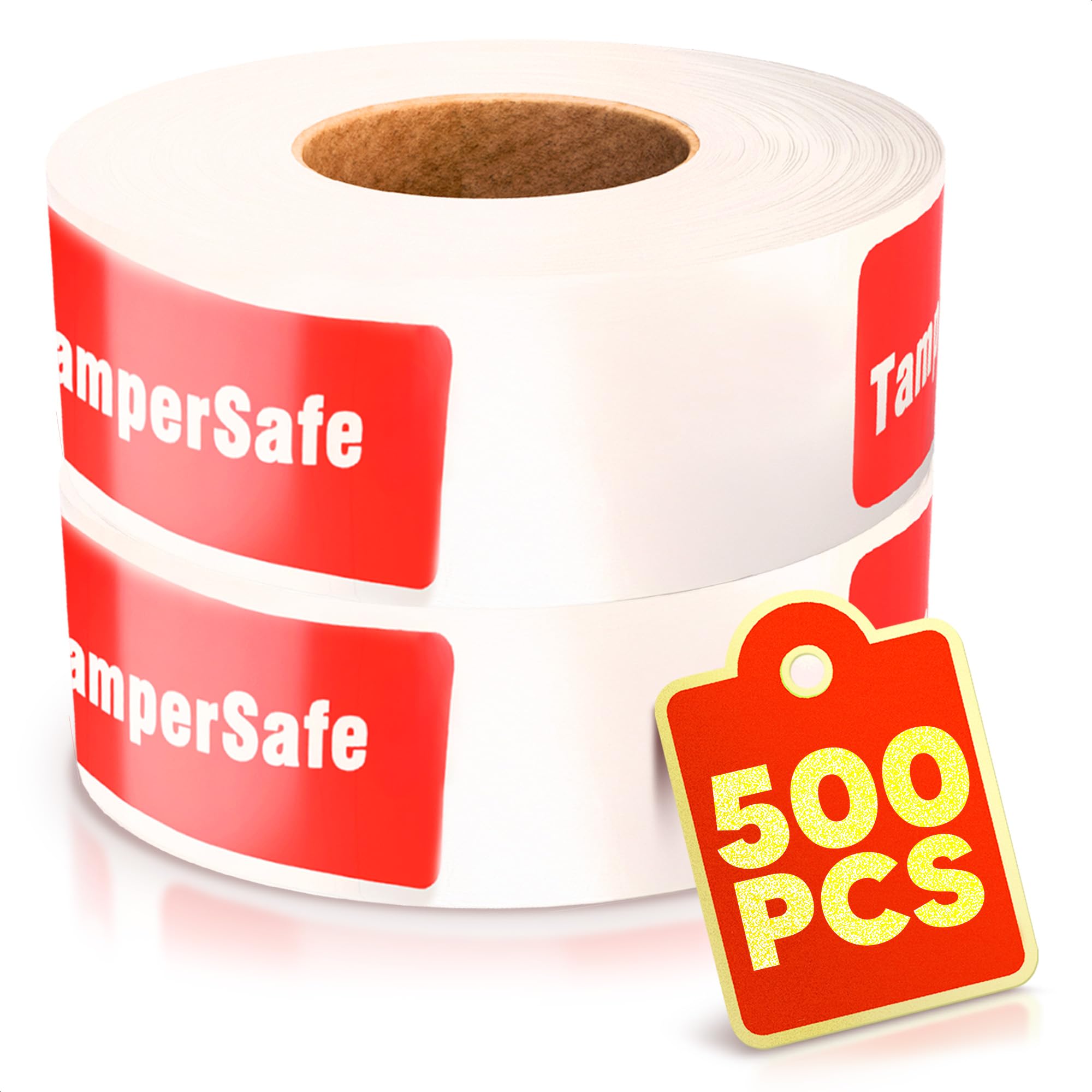 Amazon.com : 500-Pack Tamper Proof Stickers 1x3 – Strong Adhesive for ...