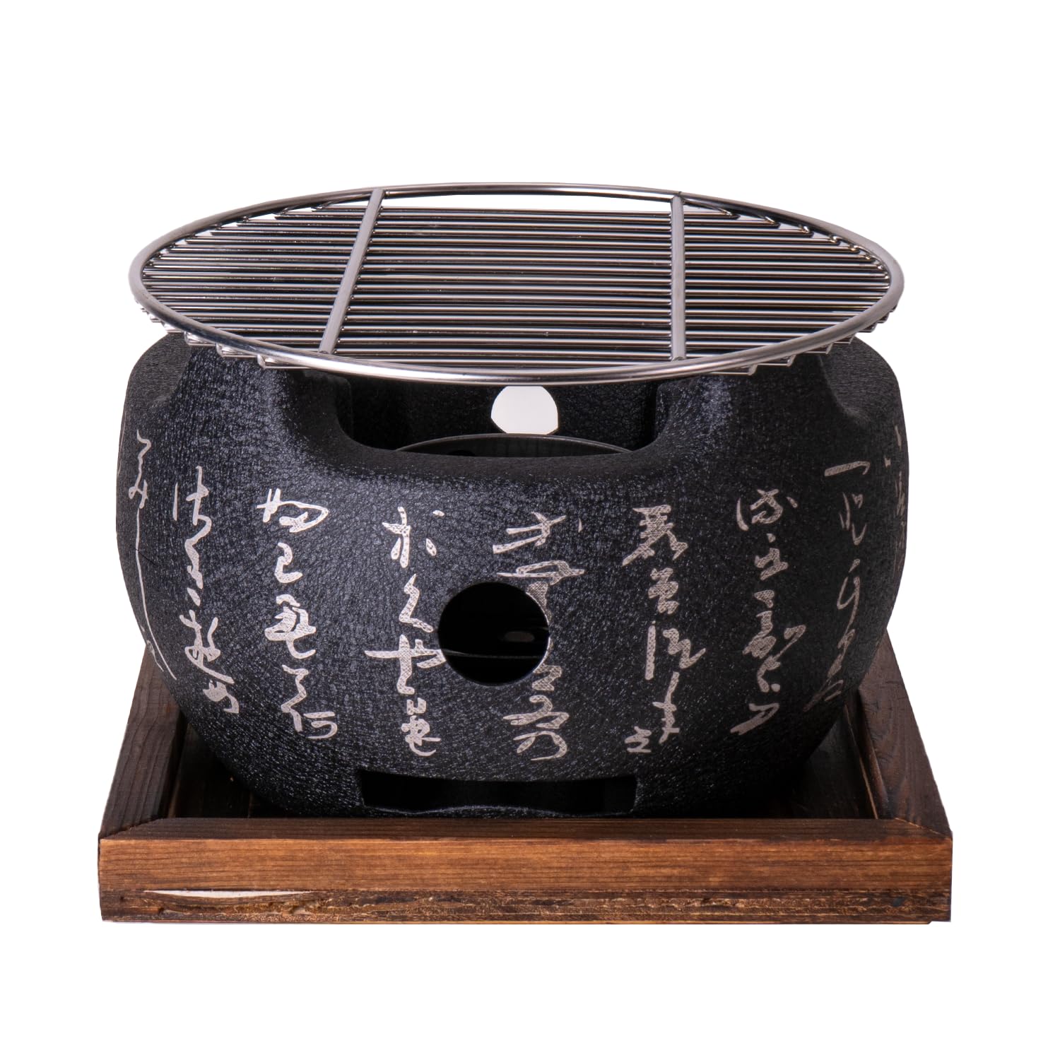 Amazon.com: Japanese Yakitori Konro Grill Tabletop Round BBQ Grill ...