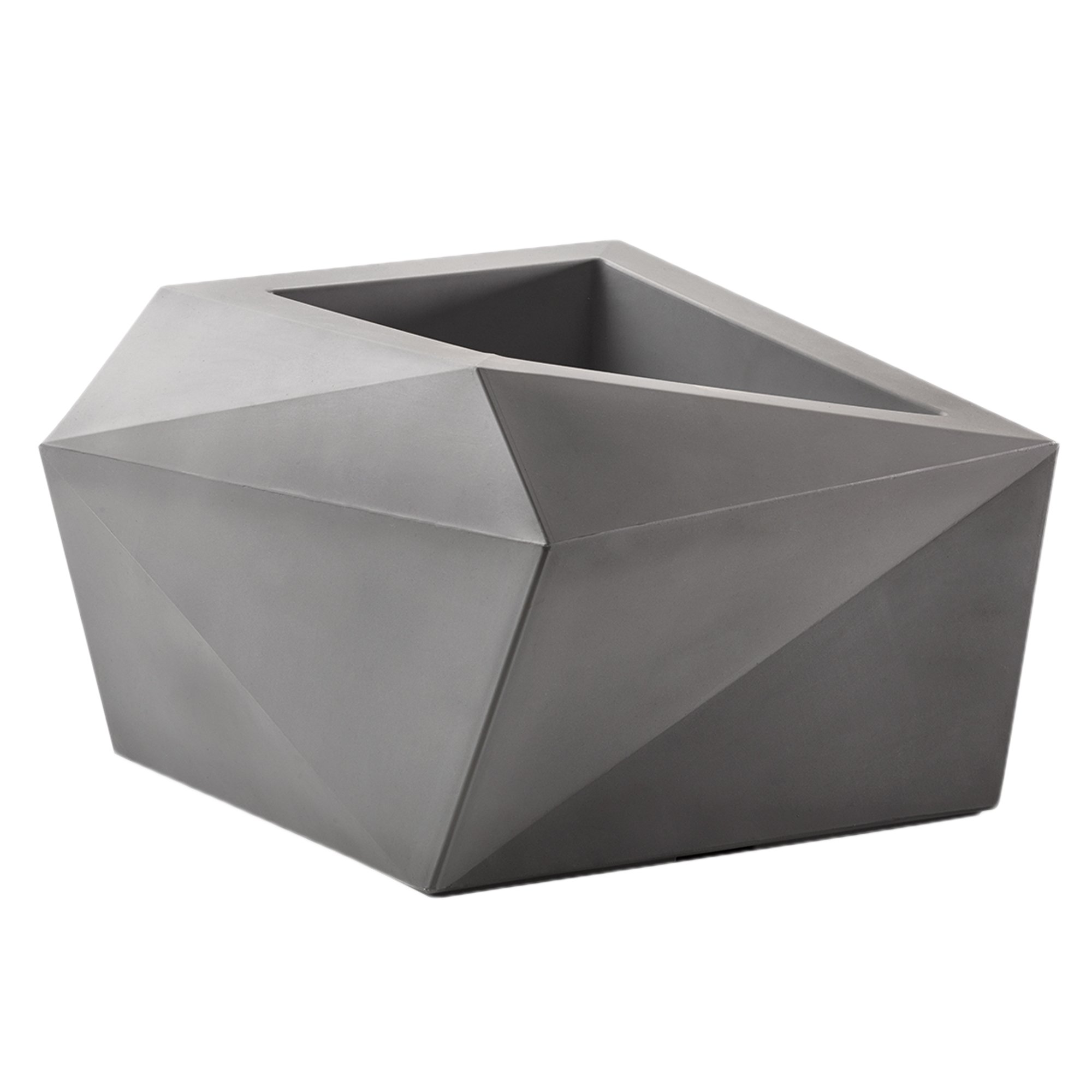 Amazon.com: Crescent Garden Origami 23'' Planter (Ash) : Patio, Lawn ...