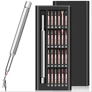 Amazon.com: Small Screwdriver Set - EvsKeu 24 in 1 Magnetic Percision ...