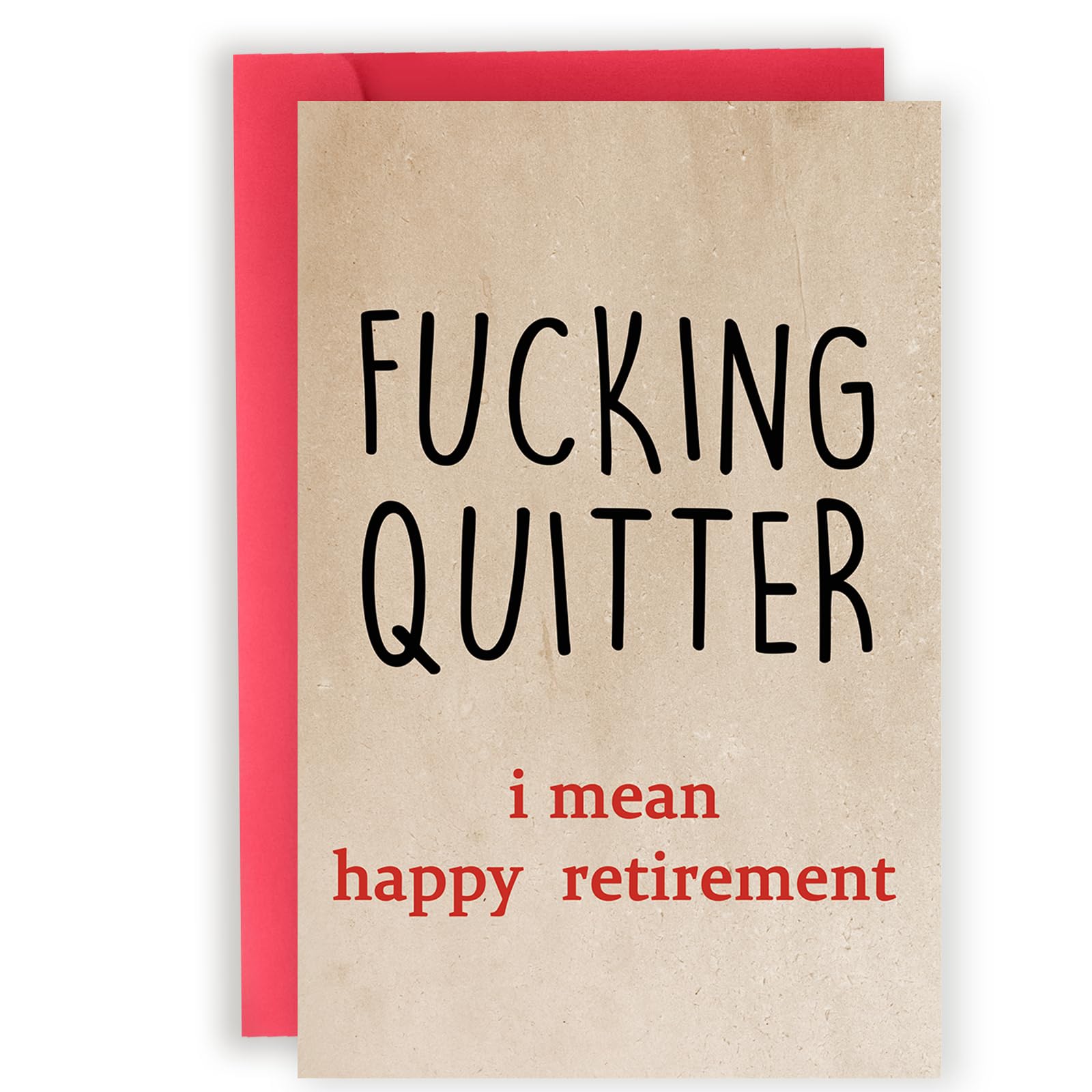 Amazon.com : Abeletree Funny Retirement Card for Women Men, Happy ...
