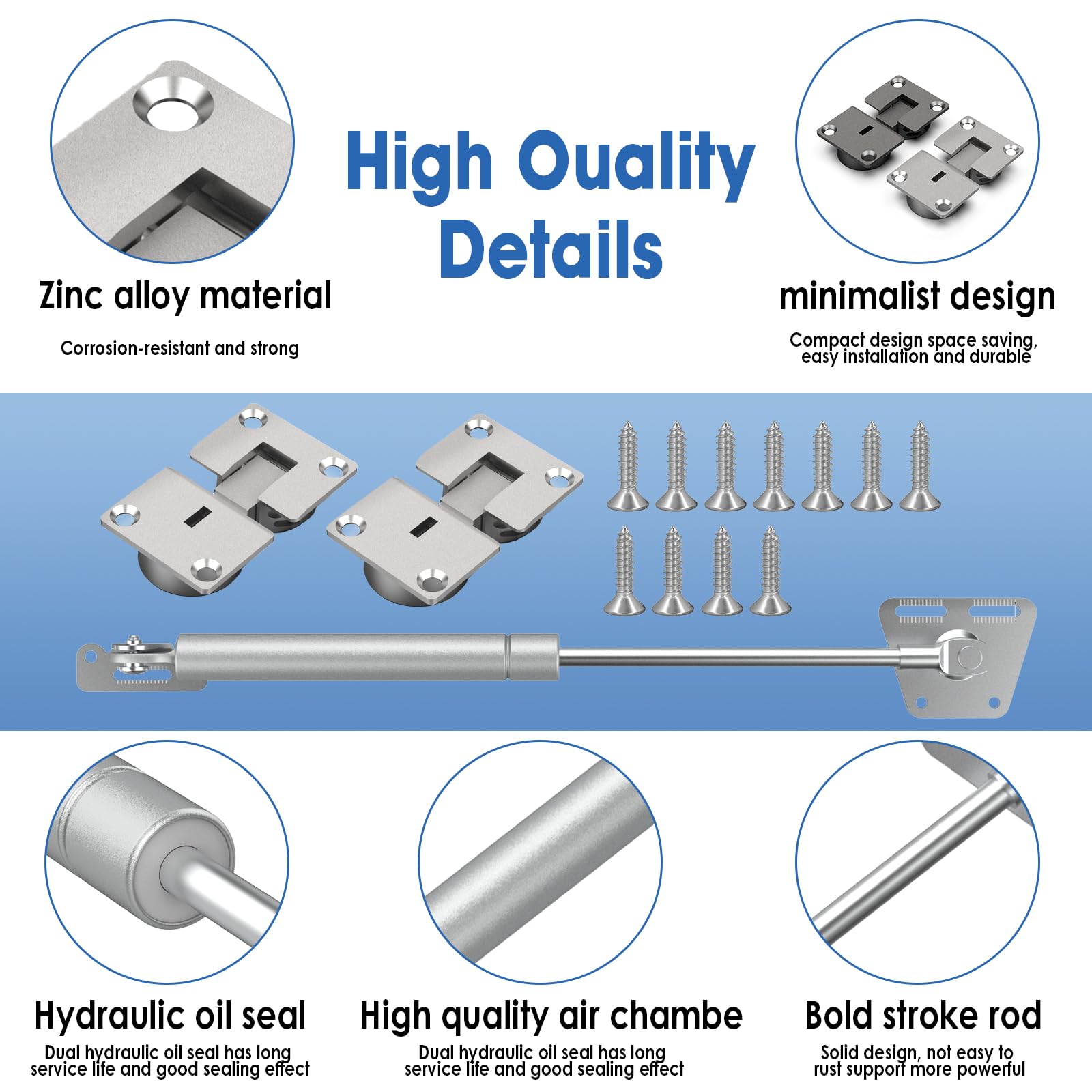 Snapklik.com : Drop Down Gas Struts,Gas Spring Hinge