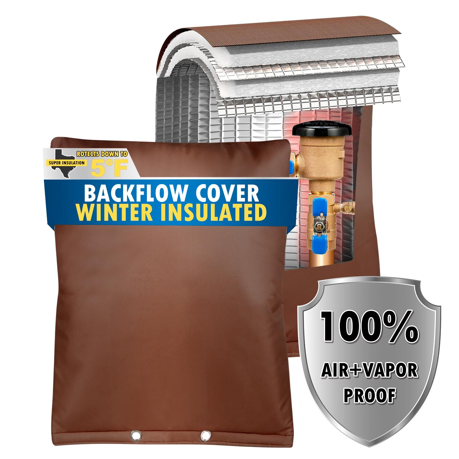 Snapklik.com : Backflow Preventer Insulation Cover