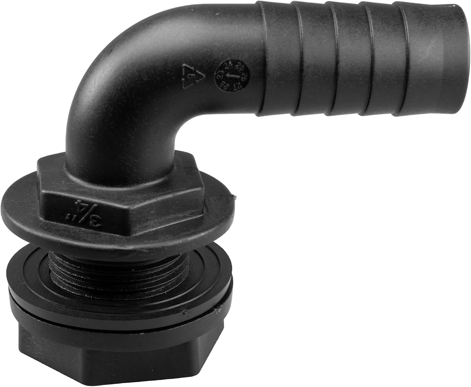 Water Butt/rain Barrel/Water Storage Tank Overflow hosetail Elbow with ...