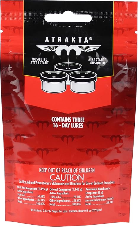 Amazon.com : Mosquito Magnet ATRAKTA Mosquito Trap Attractant Pods ...