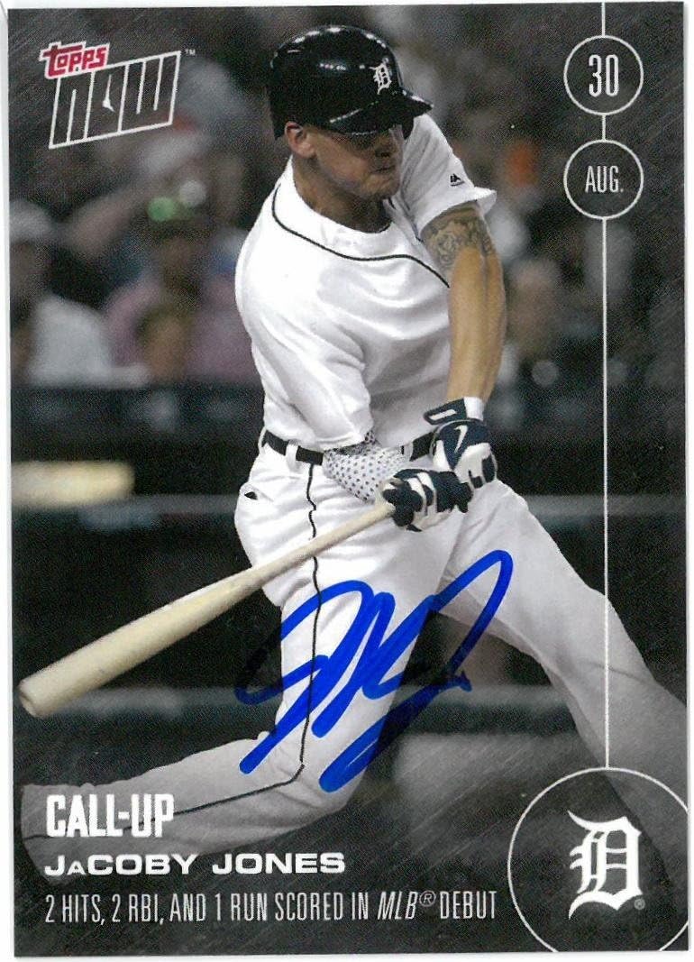 JACOBY JONES AUTOGRAPHED 2016 TOPPS NOW ROOKIE CARD #411 at Amazon's ...