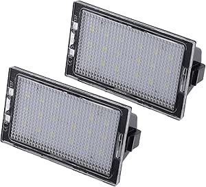 Amazon.com: A ABSOPRO Car 6500K White LED License Plate Light Assembly ...