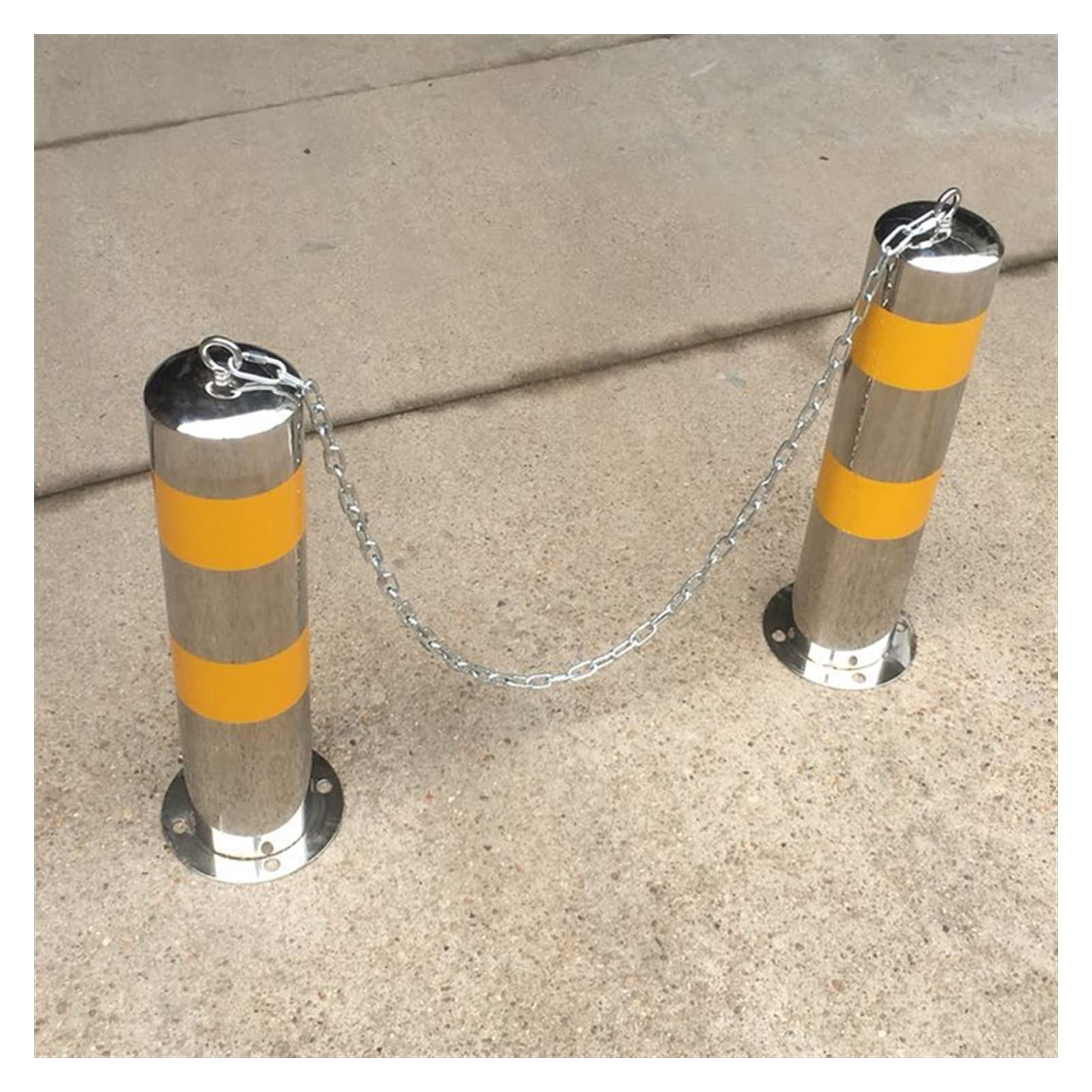 Parking Posts And Chains Flexible Delineator, Traffic Bollards,