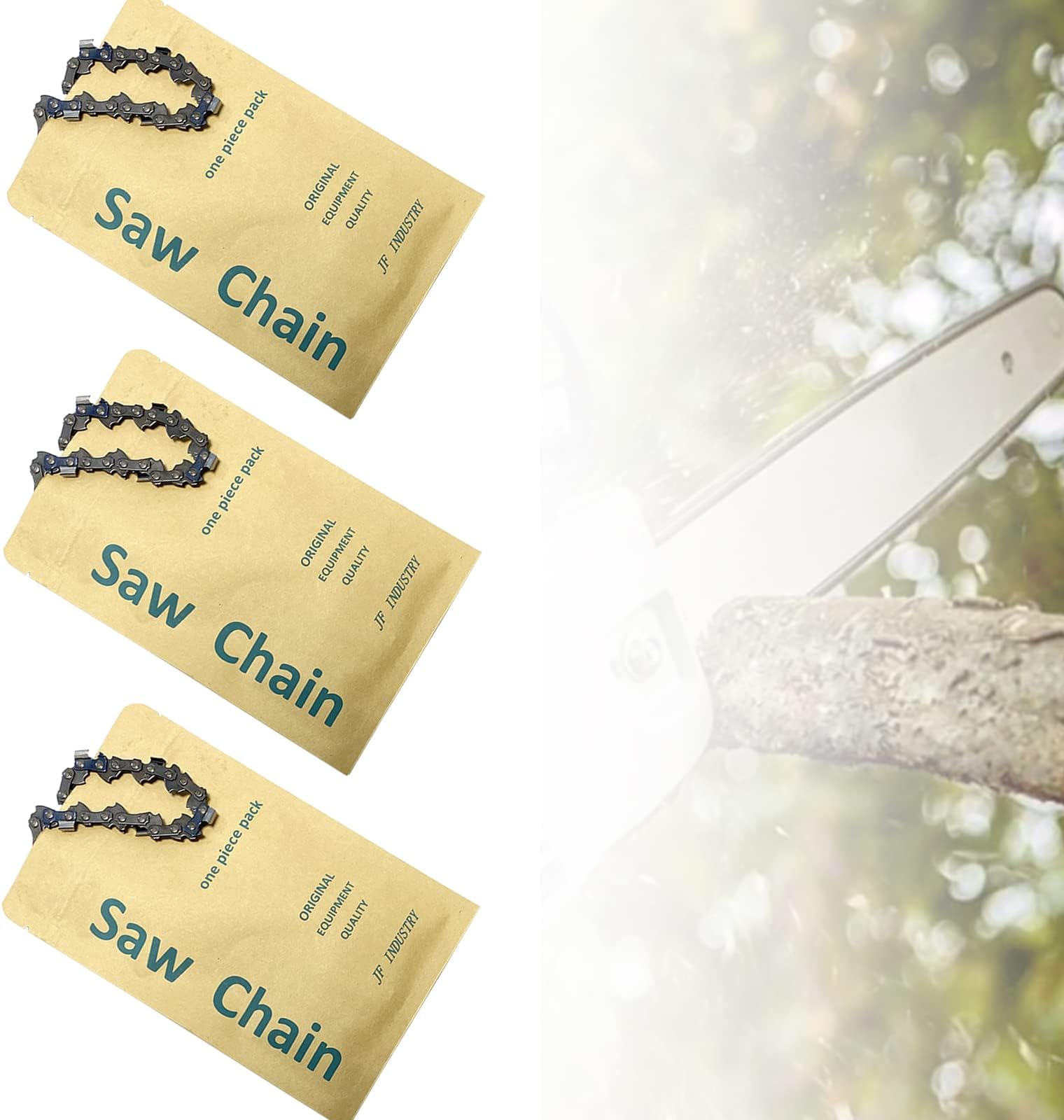 Amazon.com: BYANE Carbide Chainsaw Chain 16 Inch, 3/8" LP Pitch, 050 ...