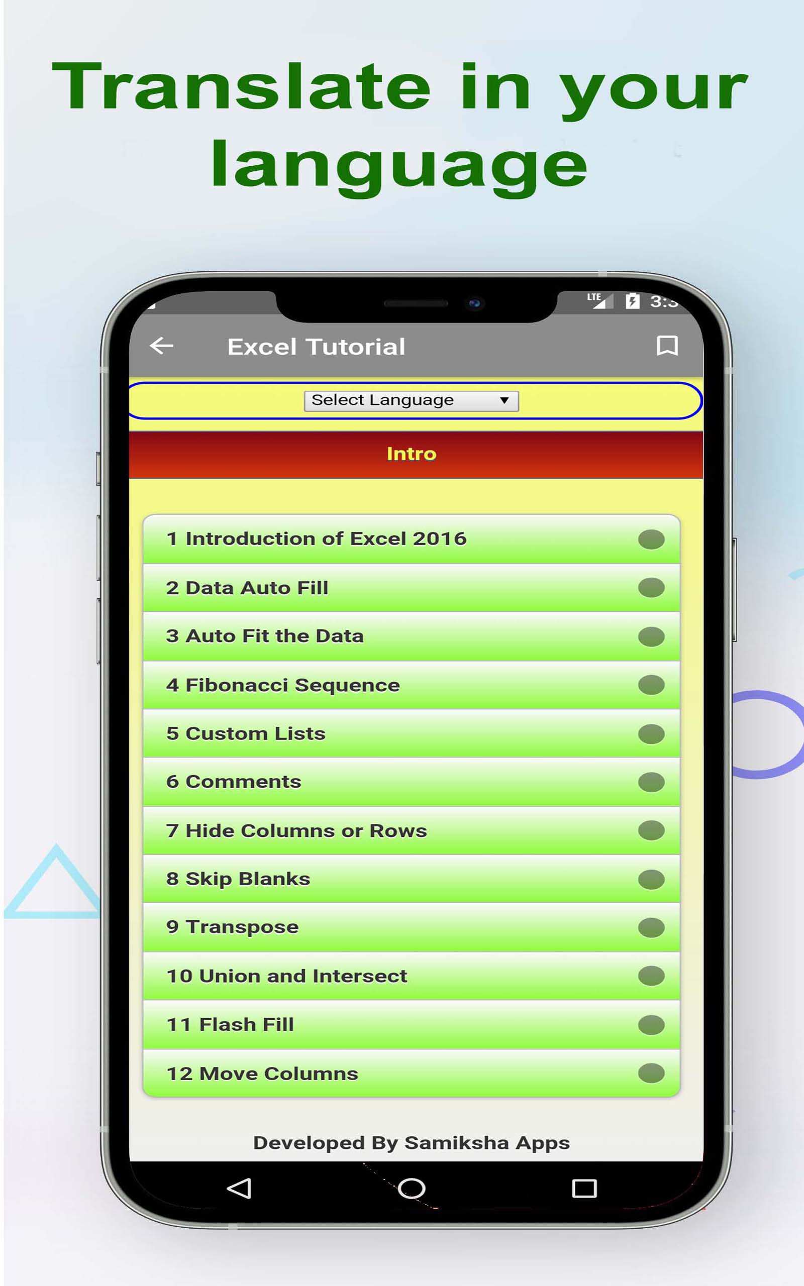 Full Excel Course (Offline) - App on Amazon Appstore