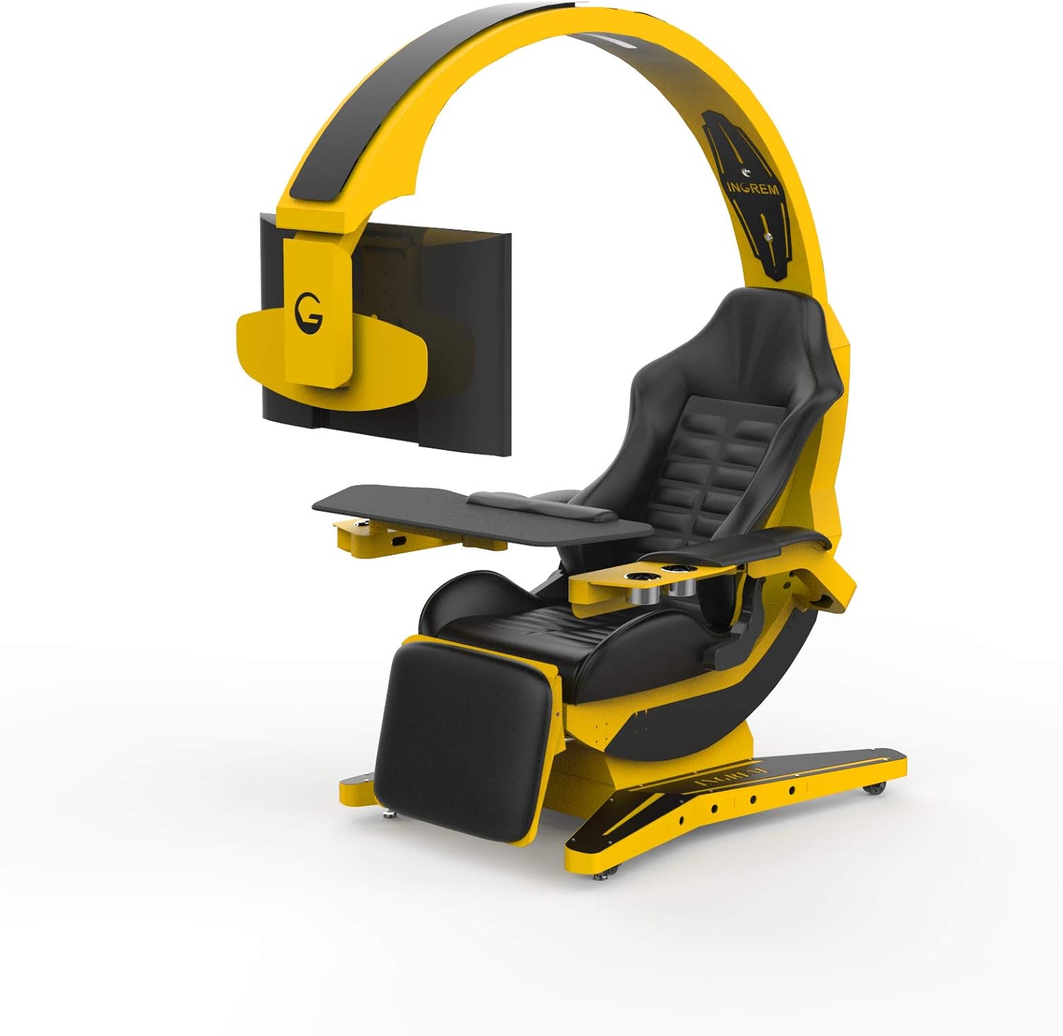 Amazon.com: INGREM Ergonomic Gaming Computer Chair Game Cockpit Gaming ...