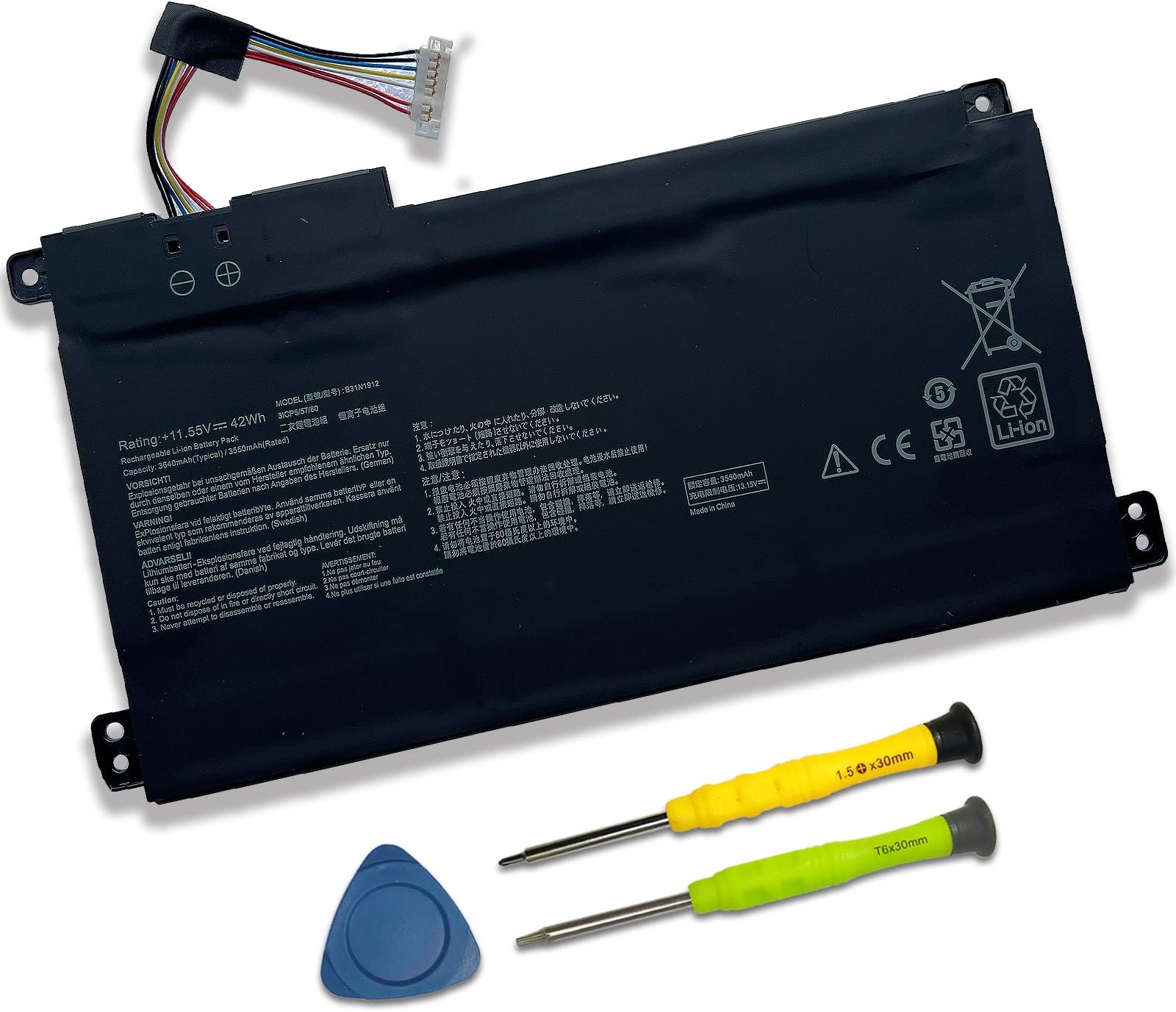 Amazon.com: B31N1912 C31N1912 Laptop Battery Replacement for ASUS ...