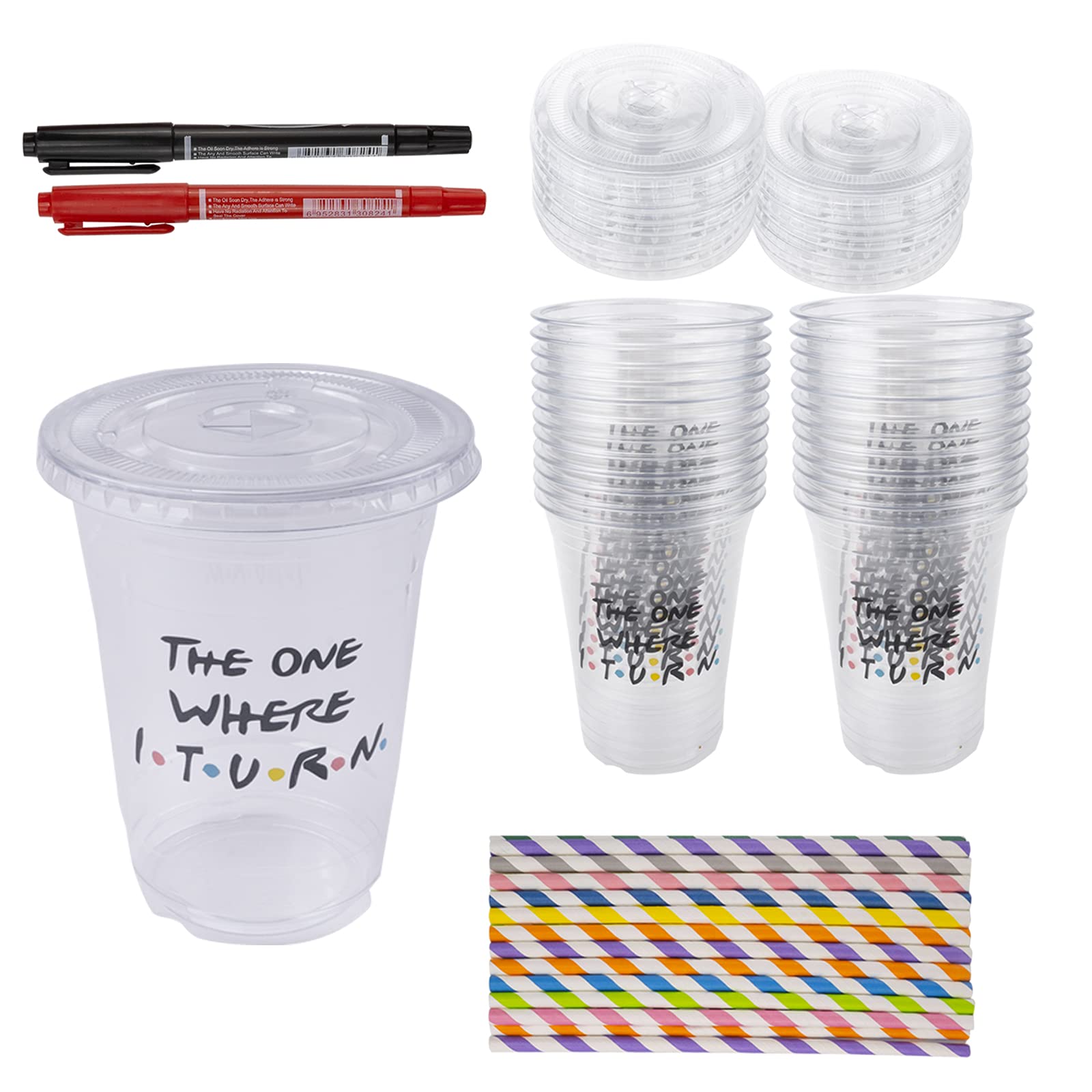 24pcs 16oz Friends Themed Party Cups Friends Tv Show Gift | Desertcart ...