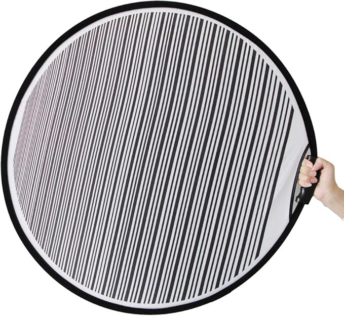 Amazon.com: WJSKDQ 80cm Circular Striped Flexible Foldable PDR Lined ...