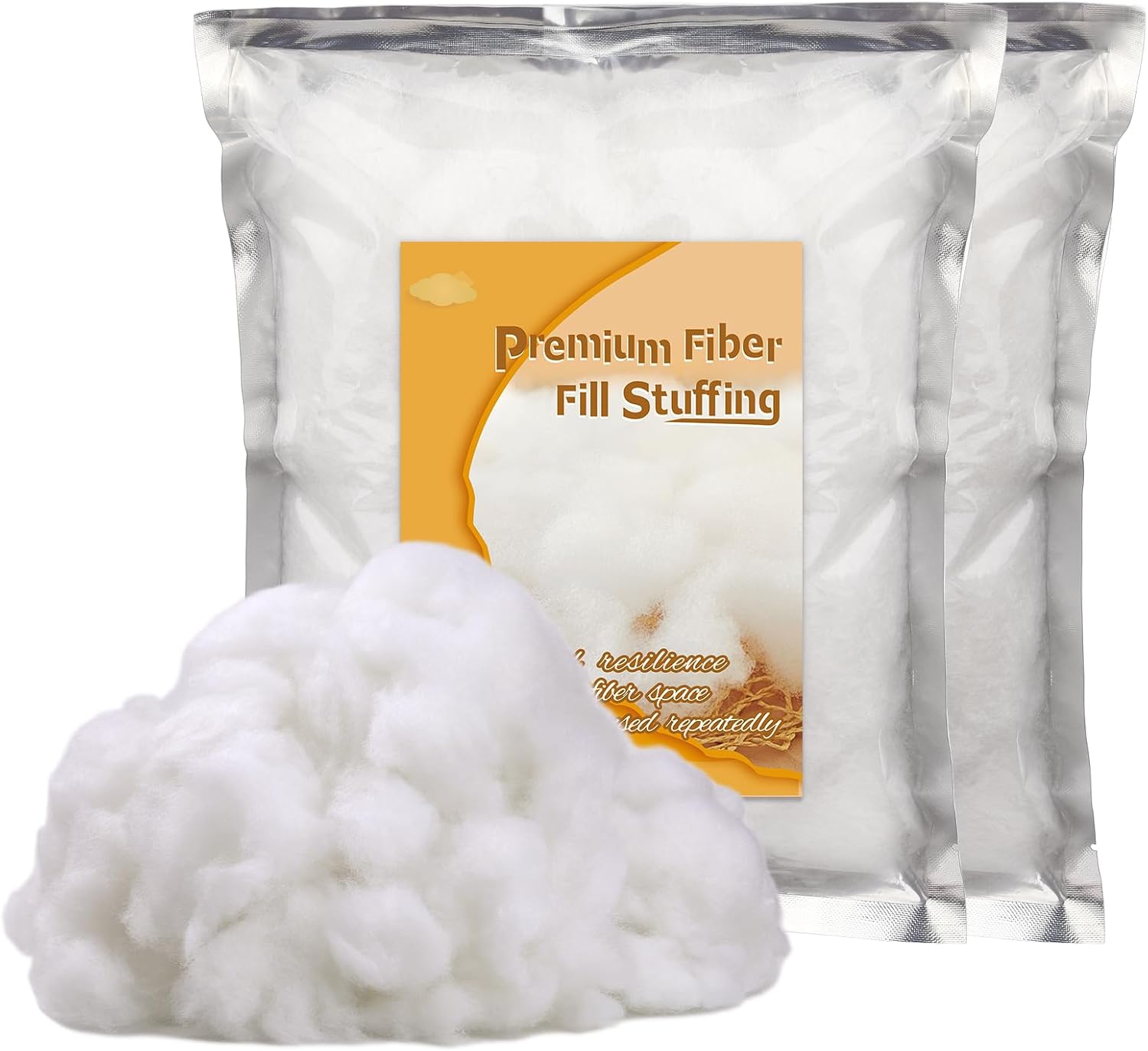 Amazon.com: Tikjiua 250g Pillow Fiberfill Stuffing, 8.8OZ Polyester ...