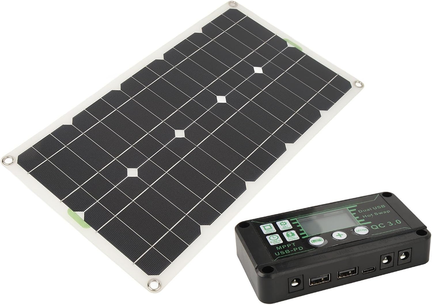 Amazon.com : RV Solar Panel 250W Mono Solar Battery Charger Panel Dual ...