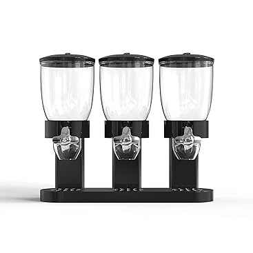Amazon.com: Triple Food Dispenser - Easy To Use Dry Food Dispenser ...