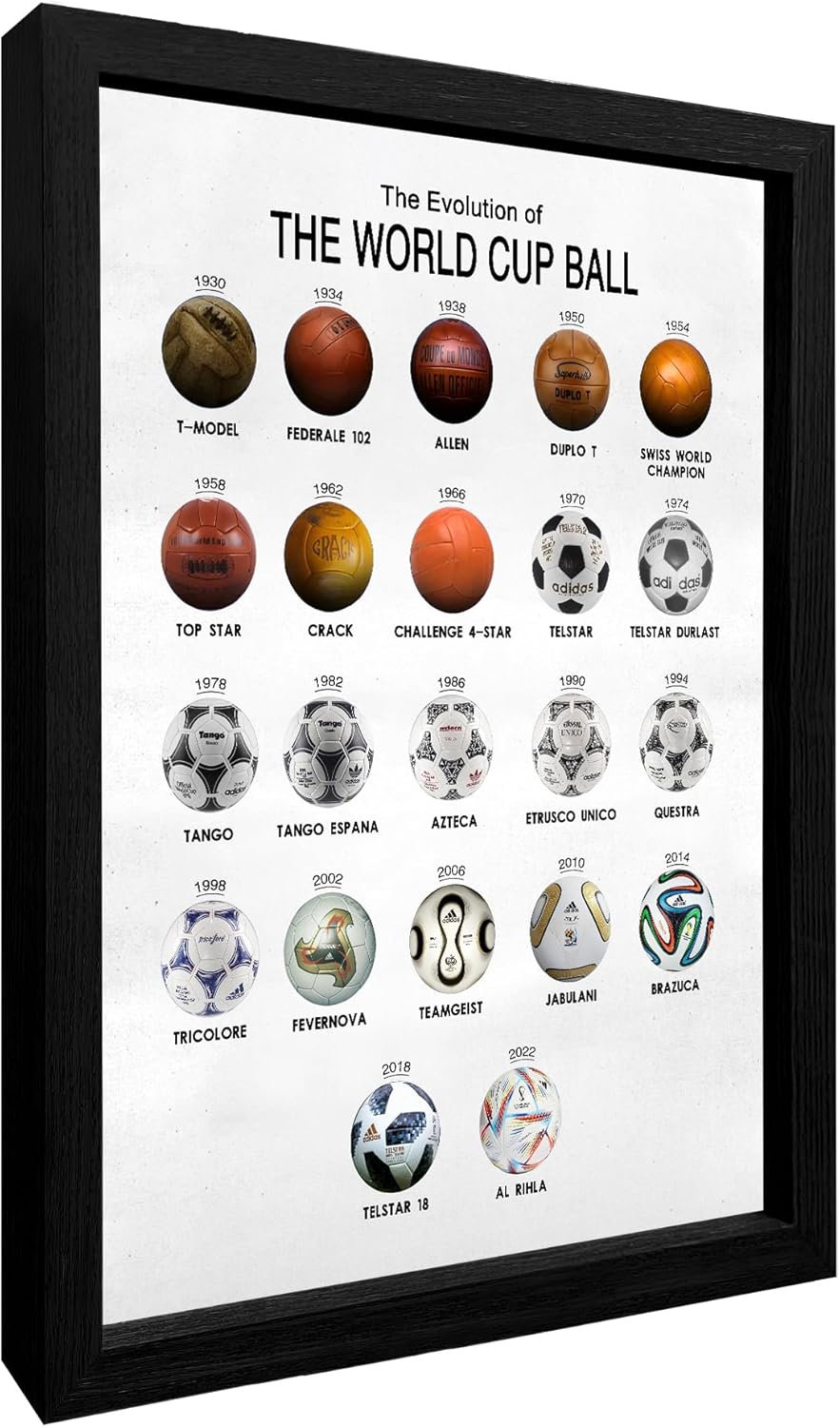 Amazon.com: Framed World Cup Wall Art, Soccer Canvas Poster Wall Decor ...