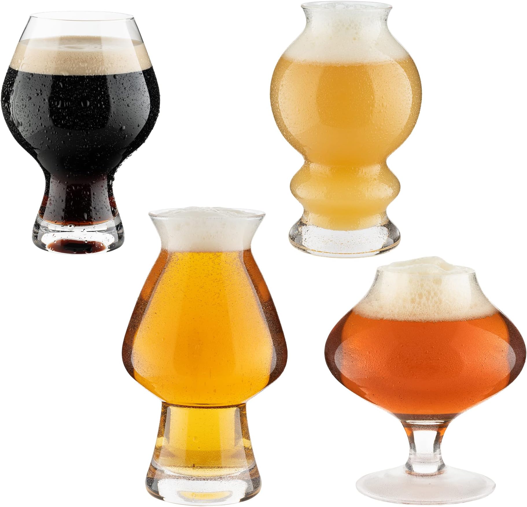 Amazon.com | Sam Adams 16 oz. Stainless Steel Perfect Pint Glass ...