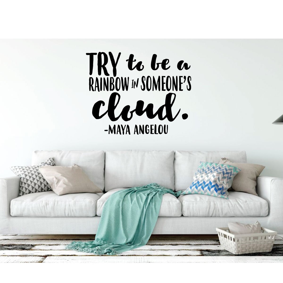 Amazon.com: Maya Angelou Wall Decal - Try To Be A Rainbow ...
