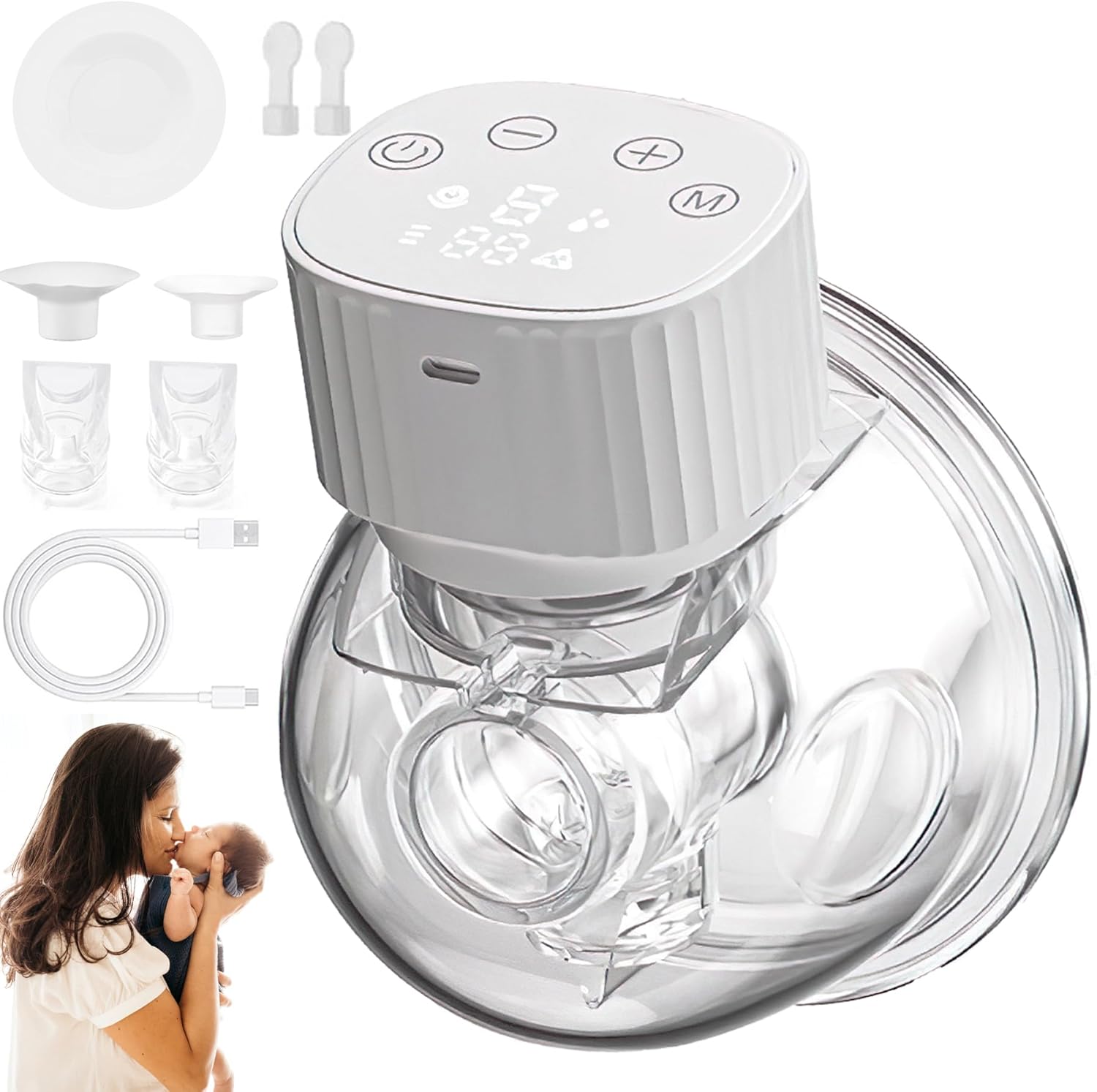 Extractor de Leche Electrico - Extractor De Leche Manos Libres, Saca ...