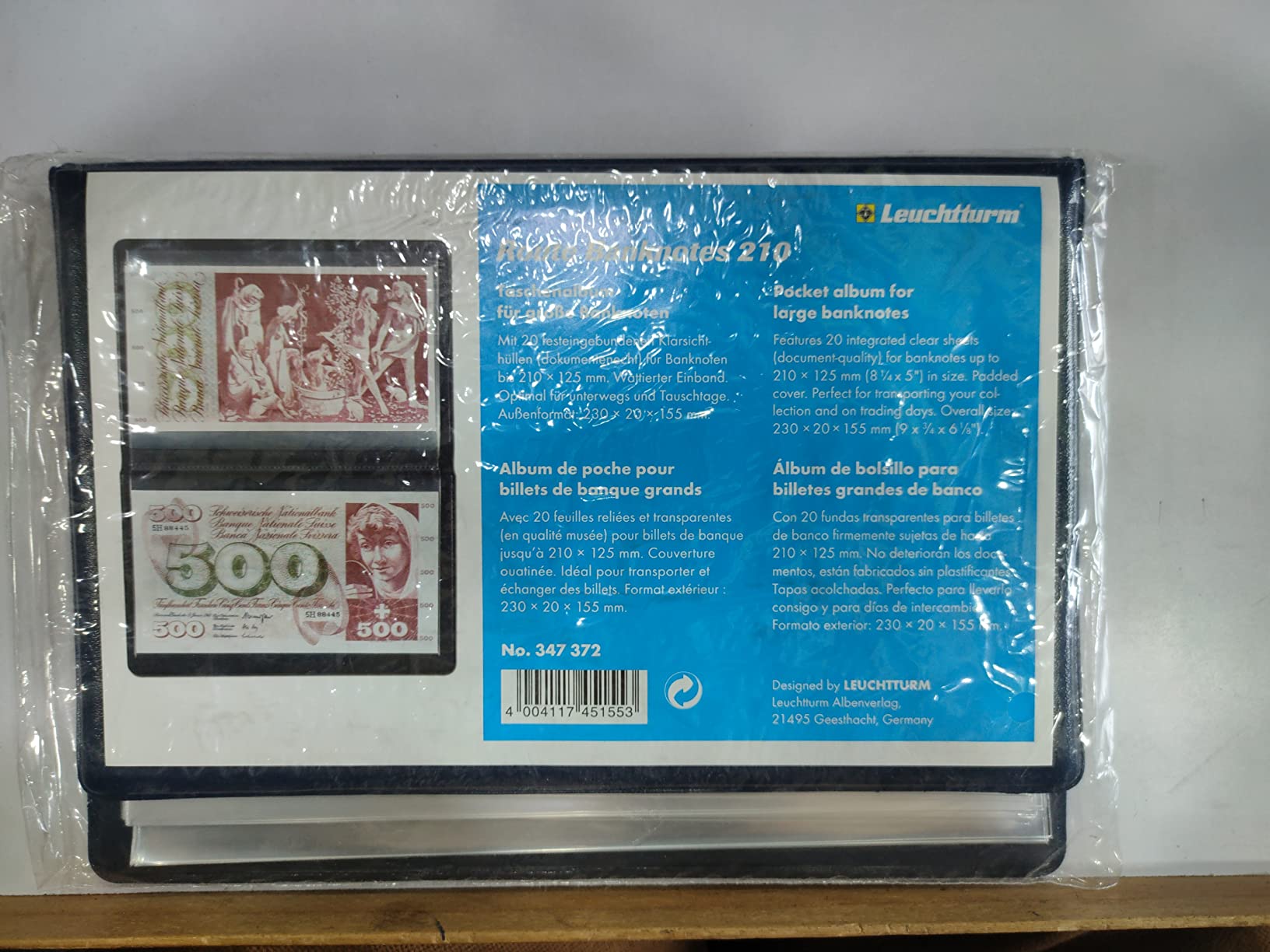 Lighthouse Banknote Album for 20 Banknotes, 20 Acid Free & Clear ...