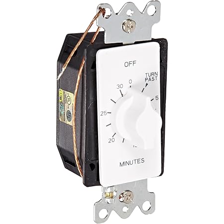 Intermatic FD60MWC 60-Minute Spring-Wound In-Wall Countdown Timer ...