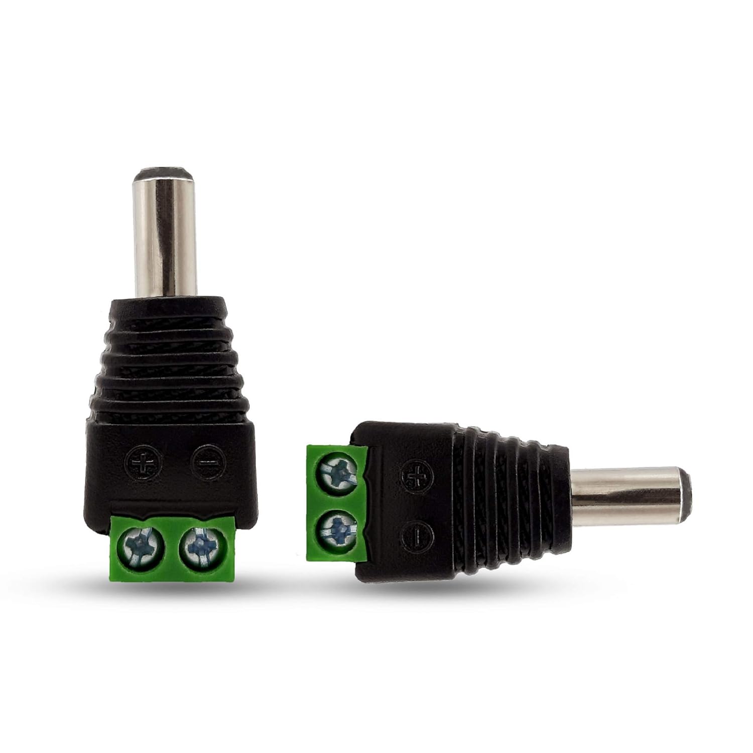 Buy Smart Eye Dc Pin Male Connector Screw Type for CCTV Camera (Green ...