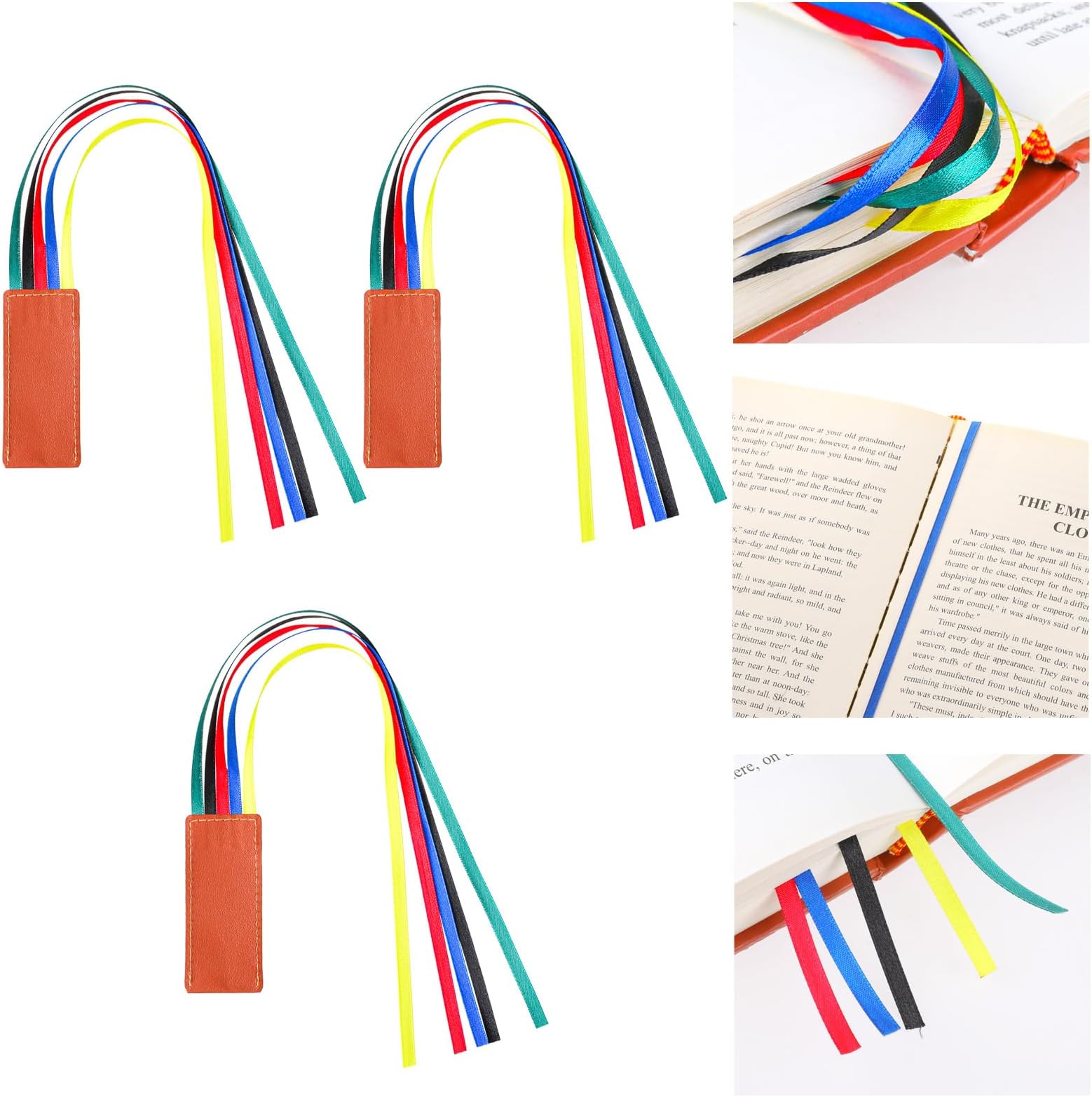 3 Pcs Ribbon Bookmark Bible Bookmarks with Colorful Ribbons, Artificial ...