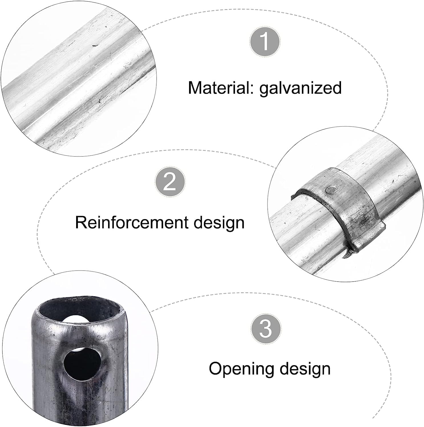 Scaffold Locking Pins 4 Pieces Scaffolding Coupling Pins - 1 3/8 Inch ...
