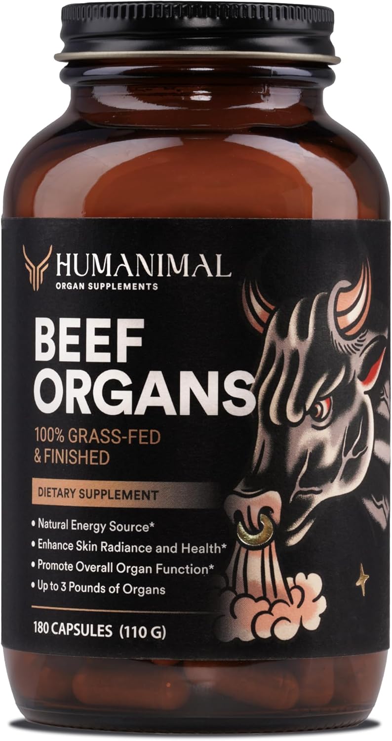 Amazon.com: Humanimal Beef Organ Supplement | Beef Organ Capsules | 100 ...