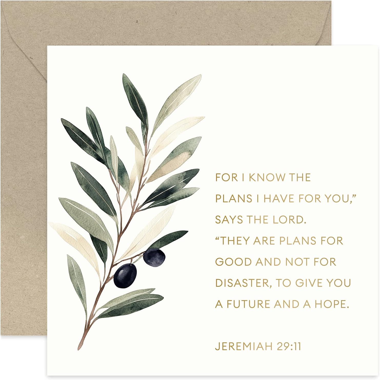 Religious Sympathy Cards for Family or Friends - ' For I Know' Special ...