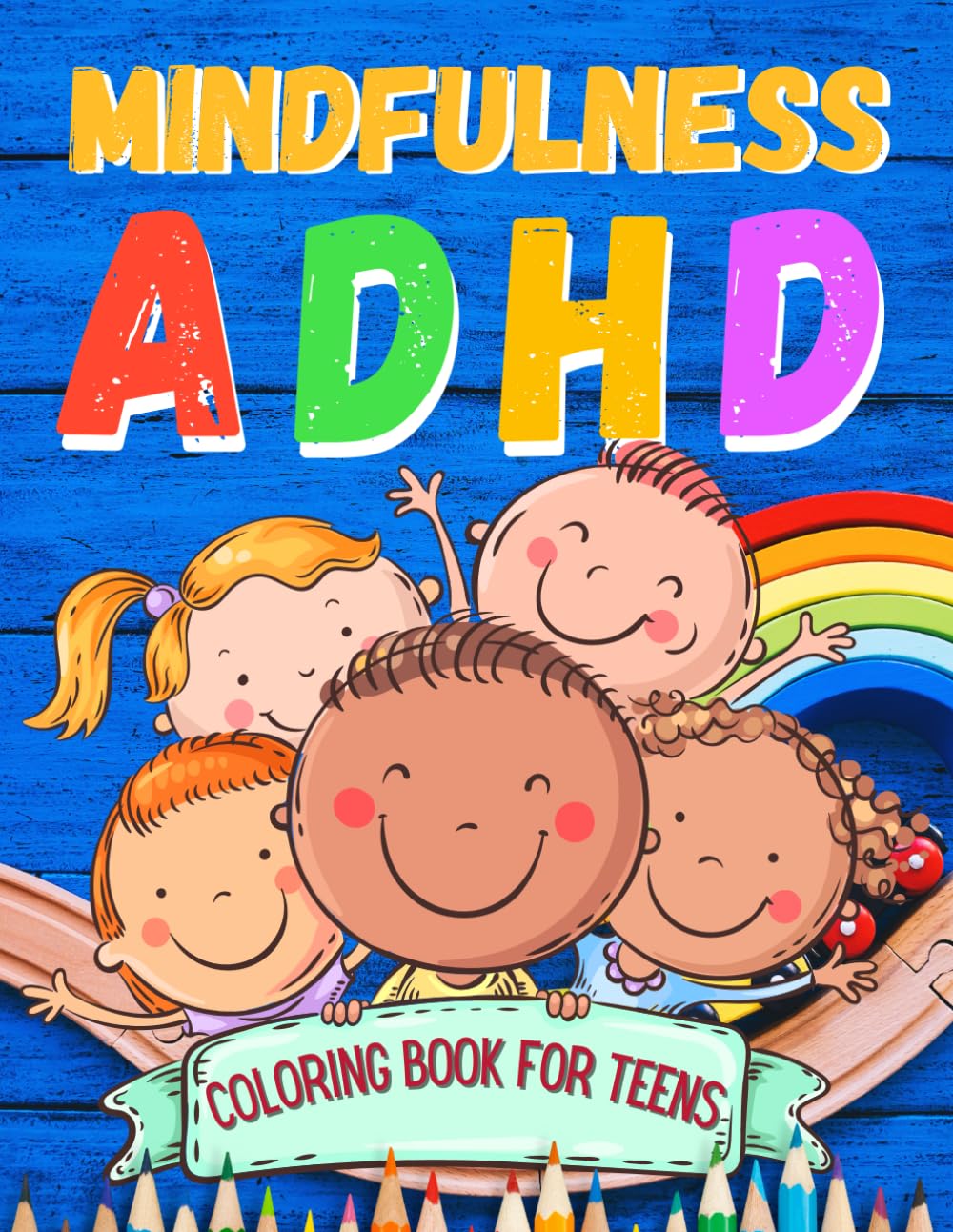 Mindfulness ADHD: Coloring book for teens: Clegg, Brooke: 9798878043151 ...