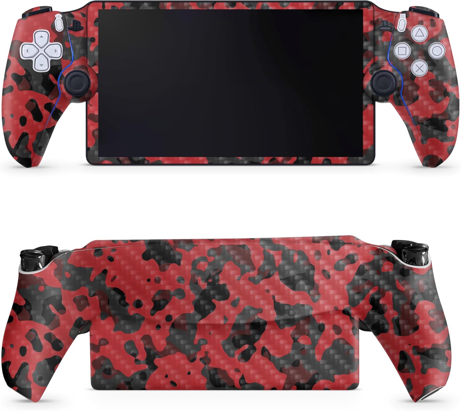 Amazon.com: Carbon Fiber Gaming Skin Compatible with PS5 Portal Remote ...