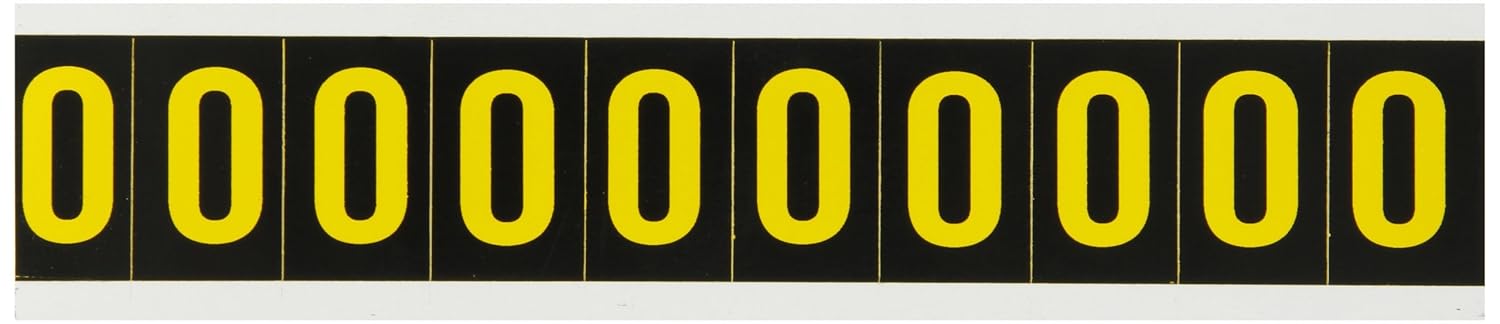 Brady 7890-0, Outdoor Numbers & Letters , 1 1/2" Height x 7/8" Width ...