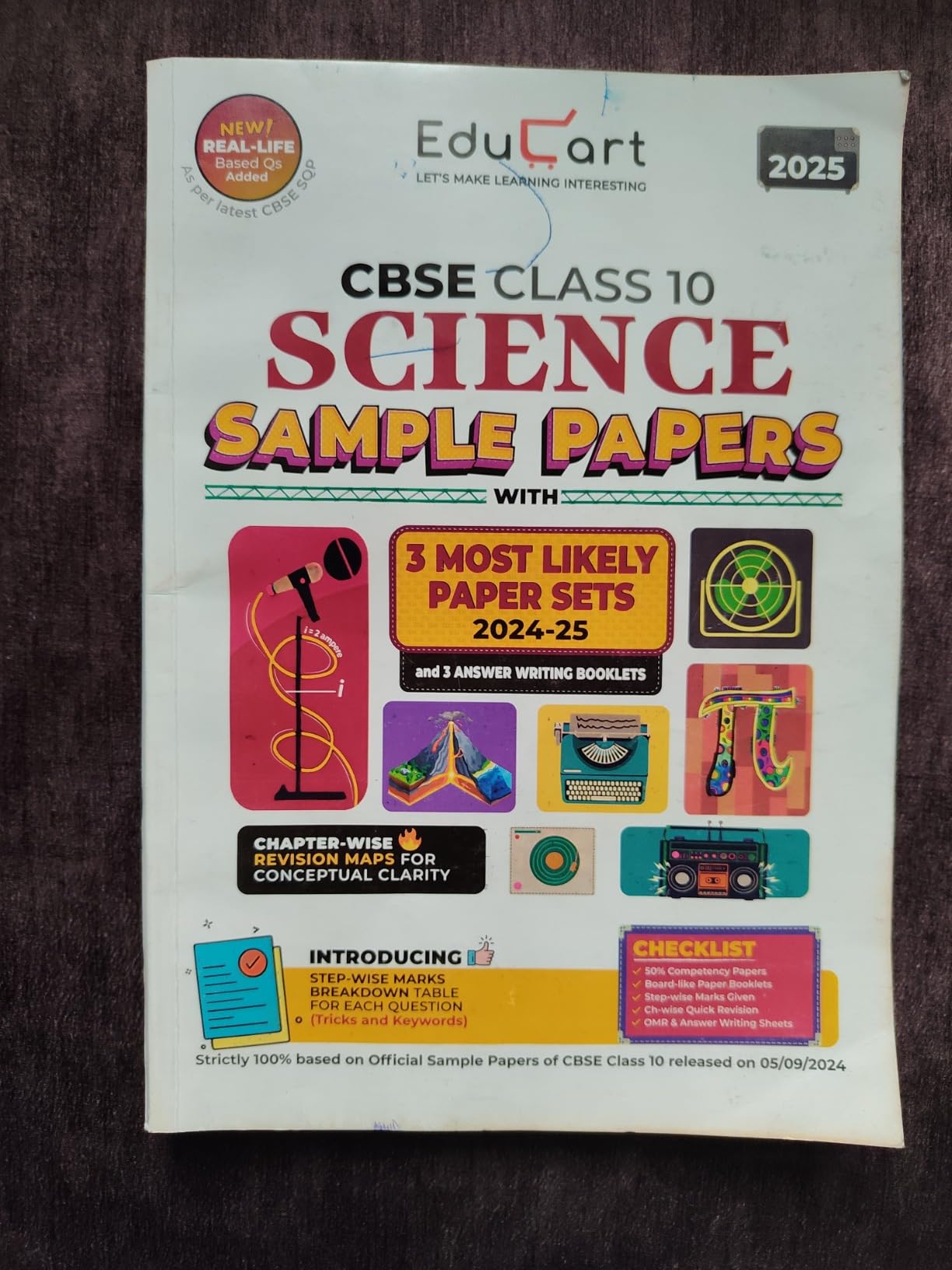 Educart CBSE Sample Question Papers Class 10 Science Book (For 2025 ...