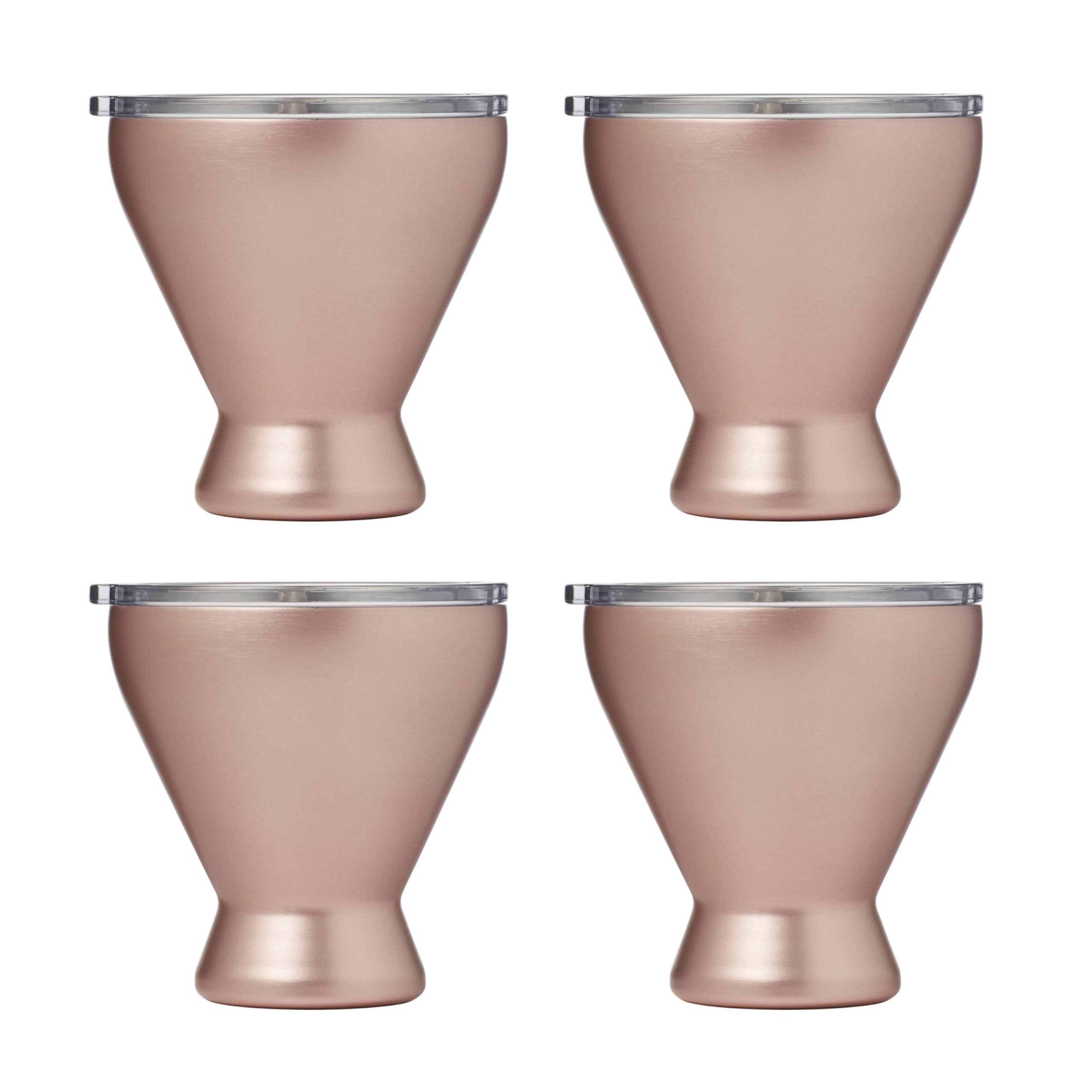 Amazon.com | Cambridge 11 Oz Insulated Pink Cocktail Tumblers, Set Of 4 ...