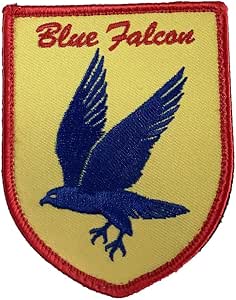 Amazon.com: Blue Falcon Patch – Sew on, 3.5" : Clothing, Shoes & Jewelry