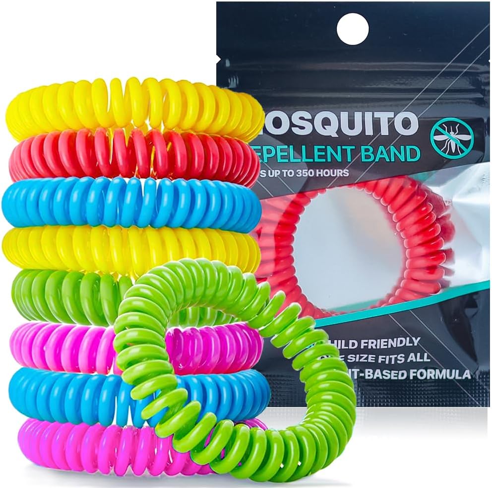 Mosquito Repellent Bracelets 10 Pack,Plant Based DEET Free Mosquito ...