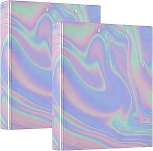 1-1/2 Inch Binders 3-Rings Binders with Interior Pockets 1/2 Pack ...