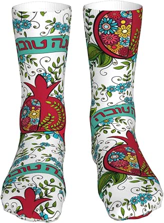 Amazon.com: Peynir Men'S Women'S Socks Fashion Tube Crew Socks Rosh ...