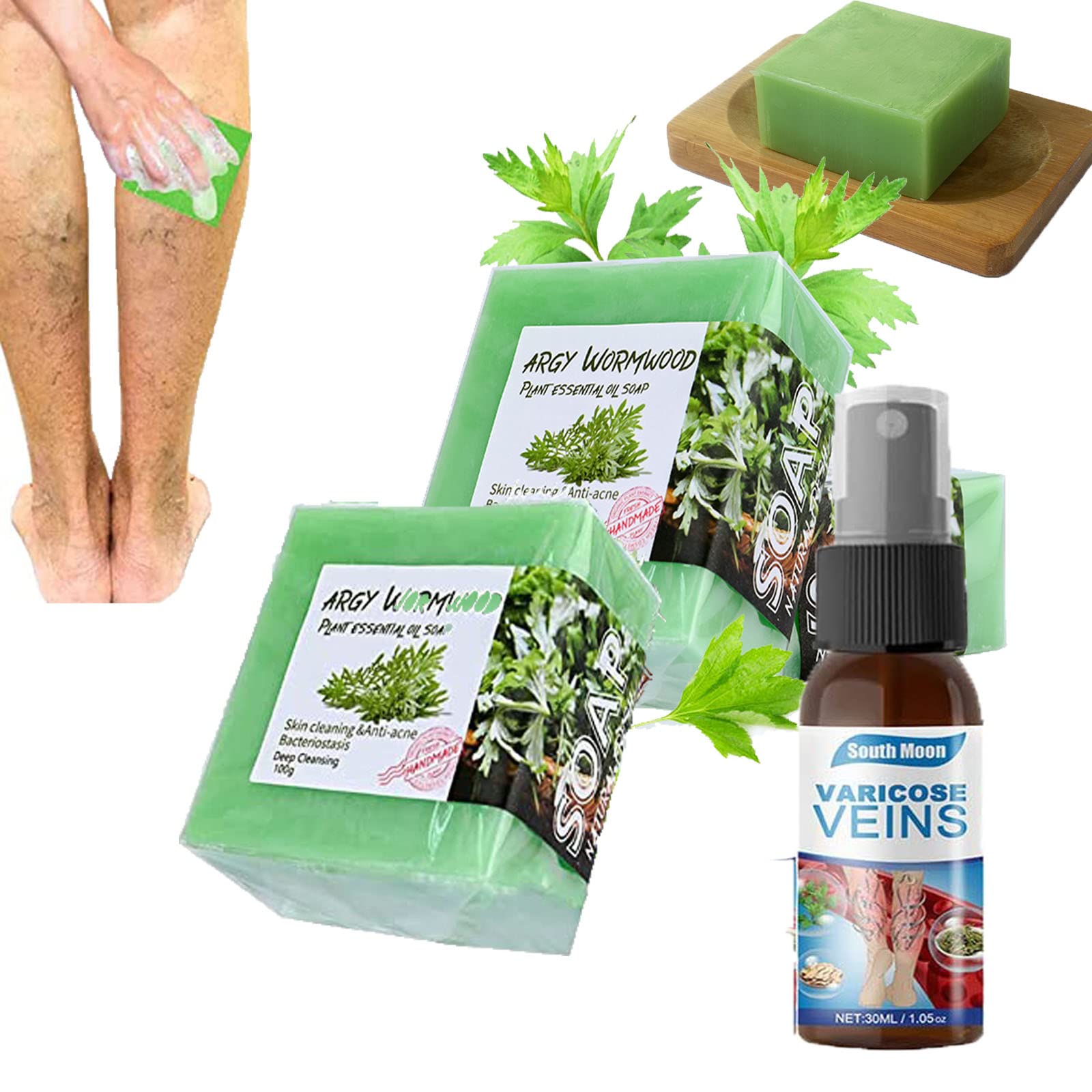 Buy 100g Veinopro Varicose-veins Soap Spray, 30ml Varicose Vein Soap ...