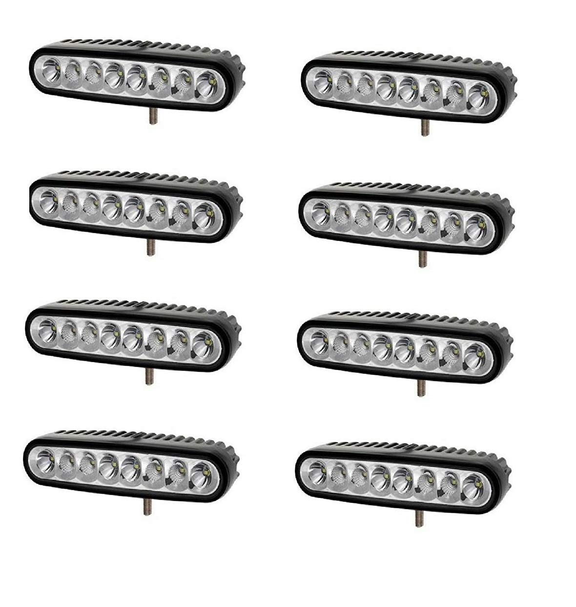 Buy 8 x 18 W LED White Headlight Work Light IP67 12-24 V DC Work Light ...