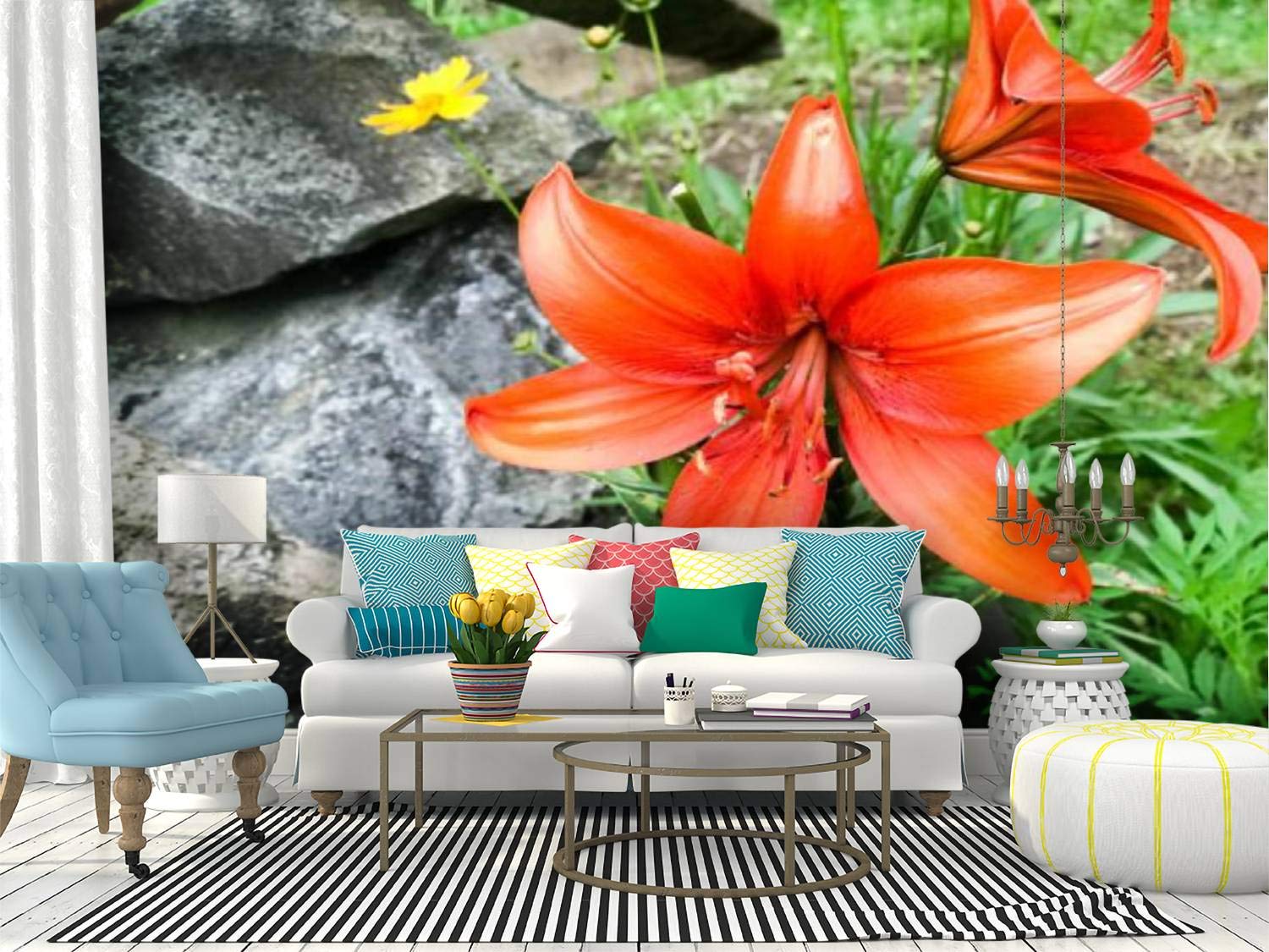 Red Lily Flower Wallpaper