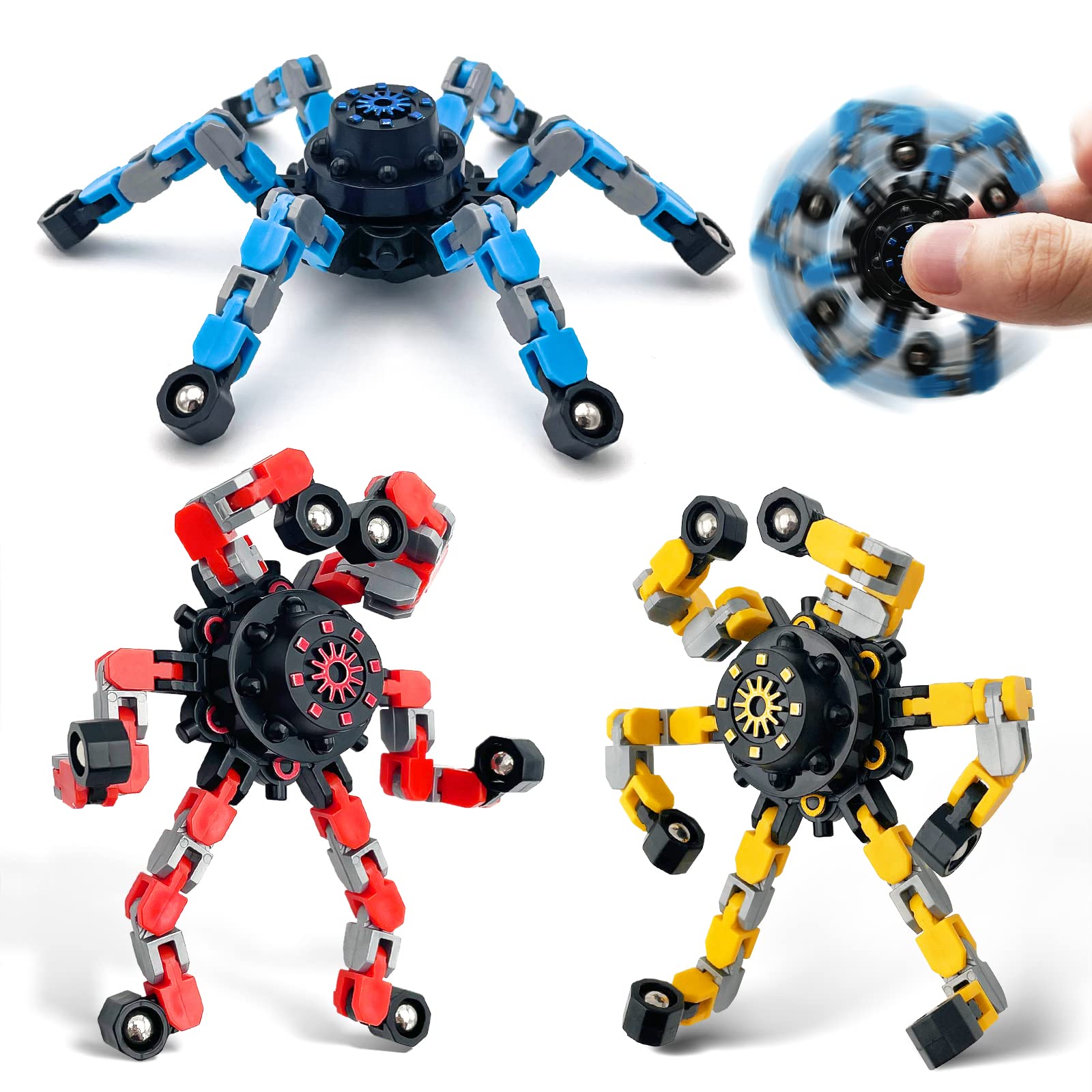 Buy Transformable Mechanical Fidget Spinners - Funny Sensory Fidget Toy ...
