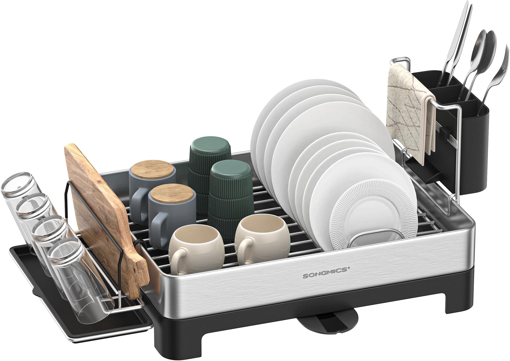 Amazon.com - Cuisinart Stainless Steel Dish Drying Rack – includes Wire ...
