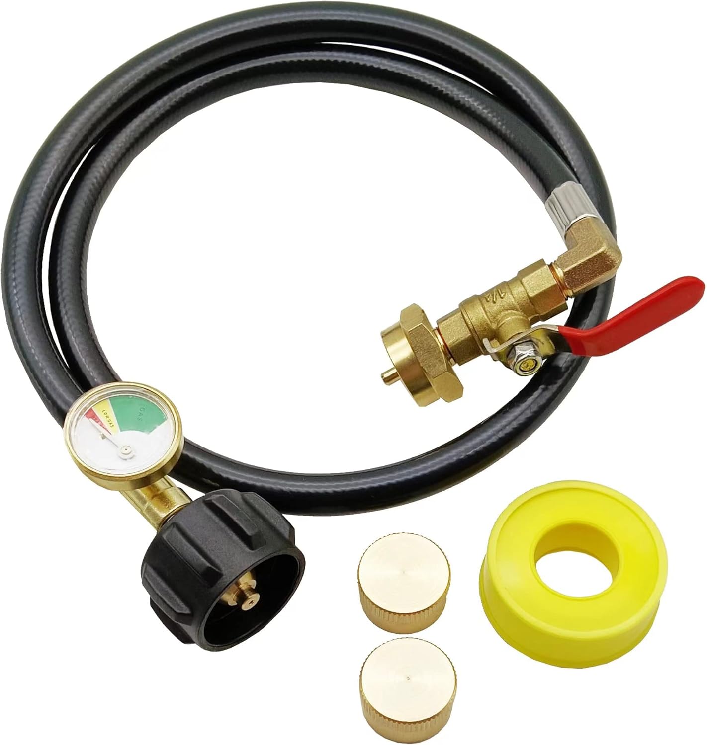 Amazon.com : ITEMporia 36" QCC1 Type1 Inlet Propane Refill Adapter Hose ...