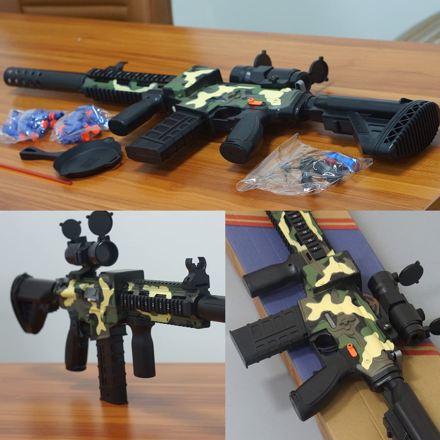 ALISSA Children's Toy Gun Kids Soft Bullet Toy Gun Gift for Children's ...