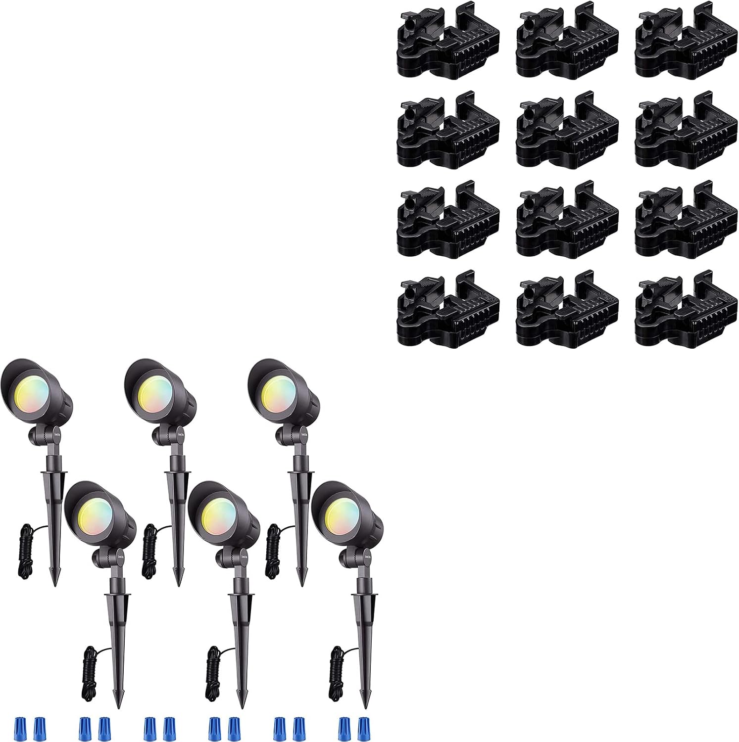 LEONLITE 3CCT Low Voltage LED Landscape Spotlight Bundle Wire ...