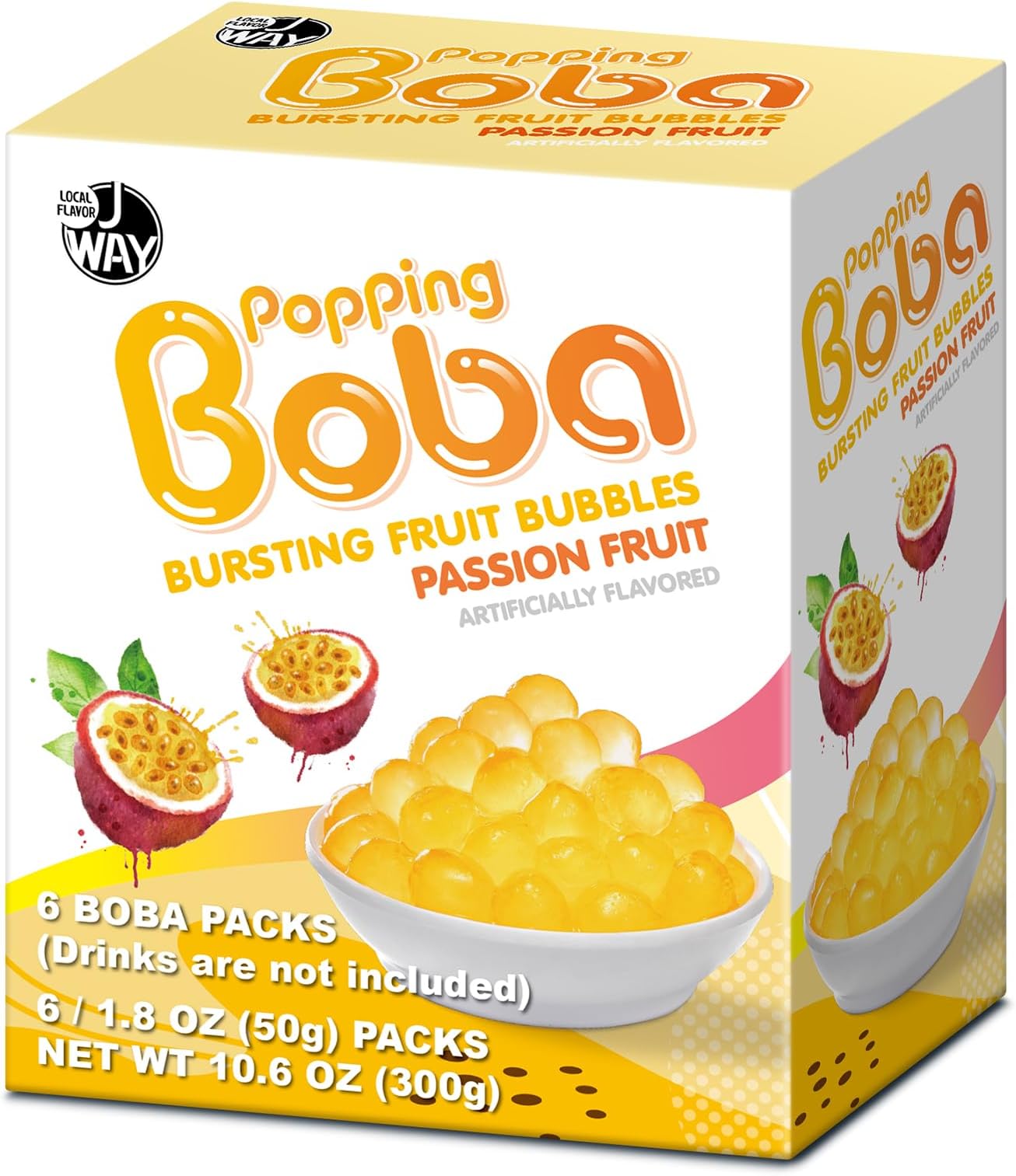 Amazon.com : Joyba Bubble Tea Mango Passion Fruit Green Tea, 6 Pack, 12 ...